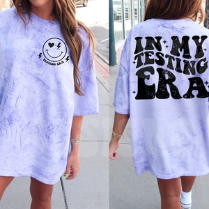 In My Testing Era Svg, in My Testing Era Png, Front and Back Design ...