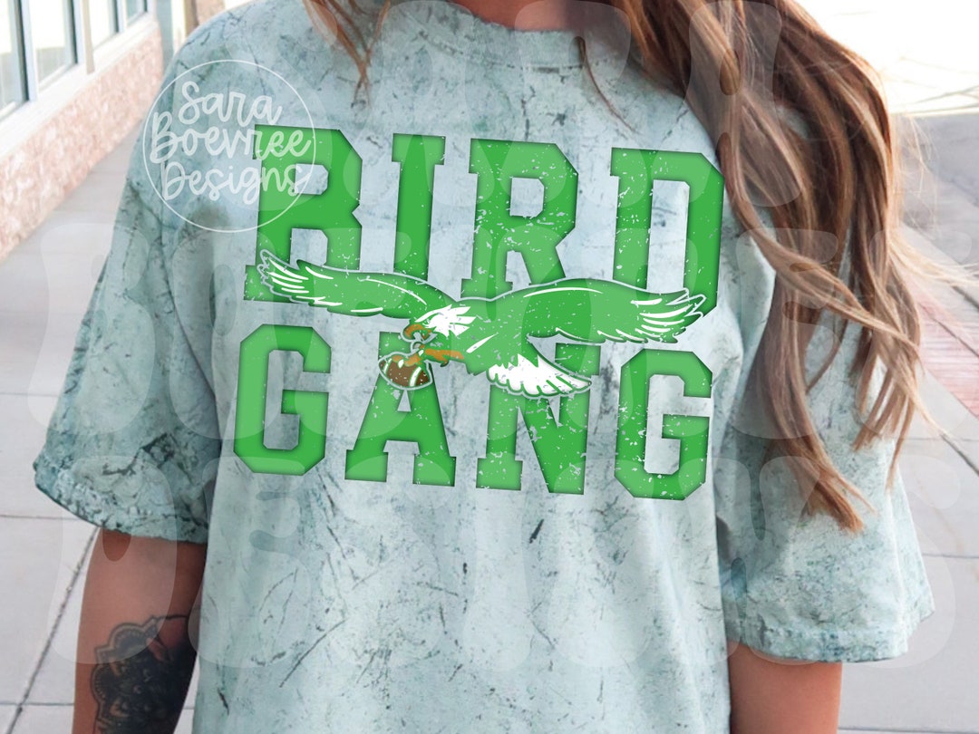 Neon Green Bird Gang Svg, Bird Gang Png, Eagles Era, Kelly Green Eagles ...