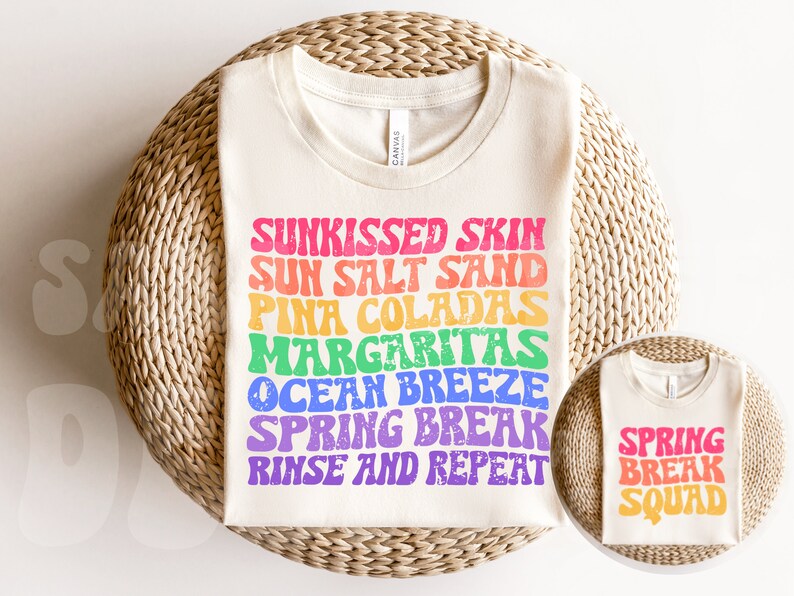 Spring Break Svg, Spring Break Squad Png, Sun Salt Sand Svg, Sunkissed ...