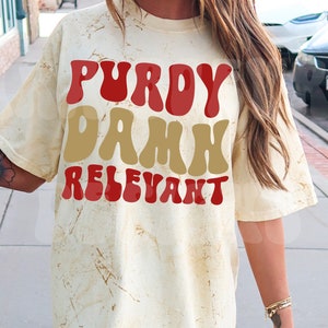 Purdy Damn Relevant Svg, Niner Gang Svg, Distressed Niner Retro Logo ...