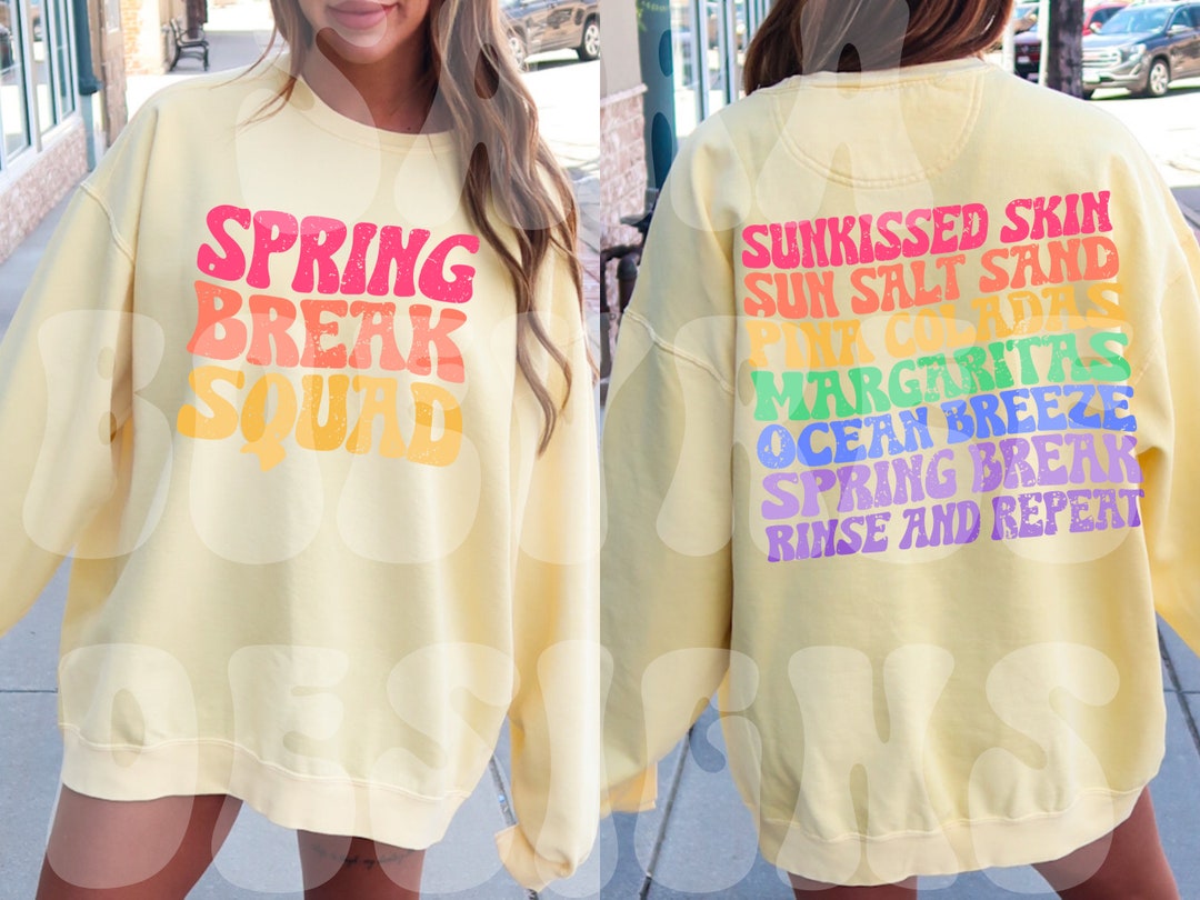 Spring Break Svg, Spring Break Squad Png, Sun Salt Sand Svg, Sunkissed ...