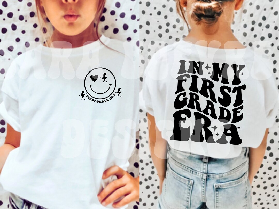 In My First Grade Era, First Grade Shirt for Girls, First Grade Teacher ...