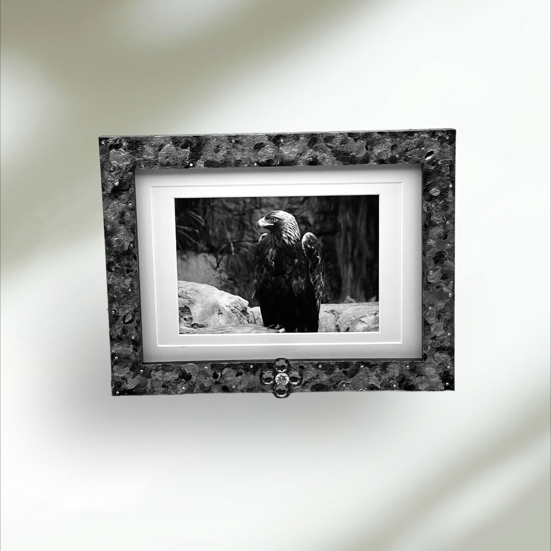 The silver Night Garden Hand-painted Swarovski Crystal-encrusted ...
