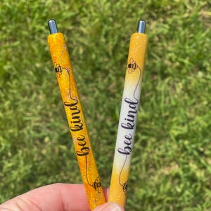 Honey Bee Pen || Bee Happy Pen || Inkjoy Pen || Personalizable ...