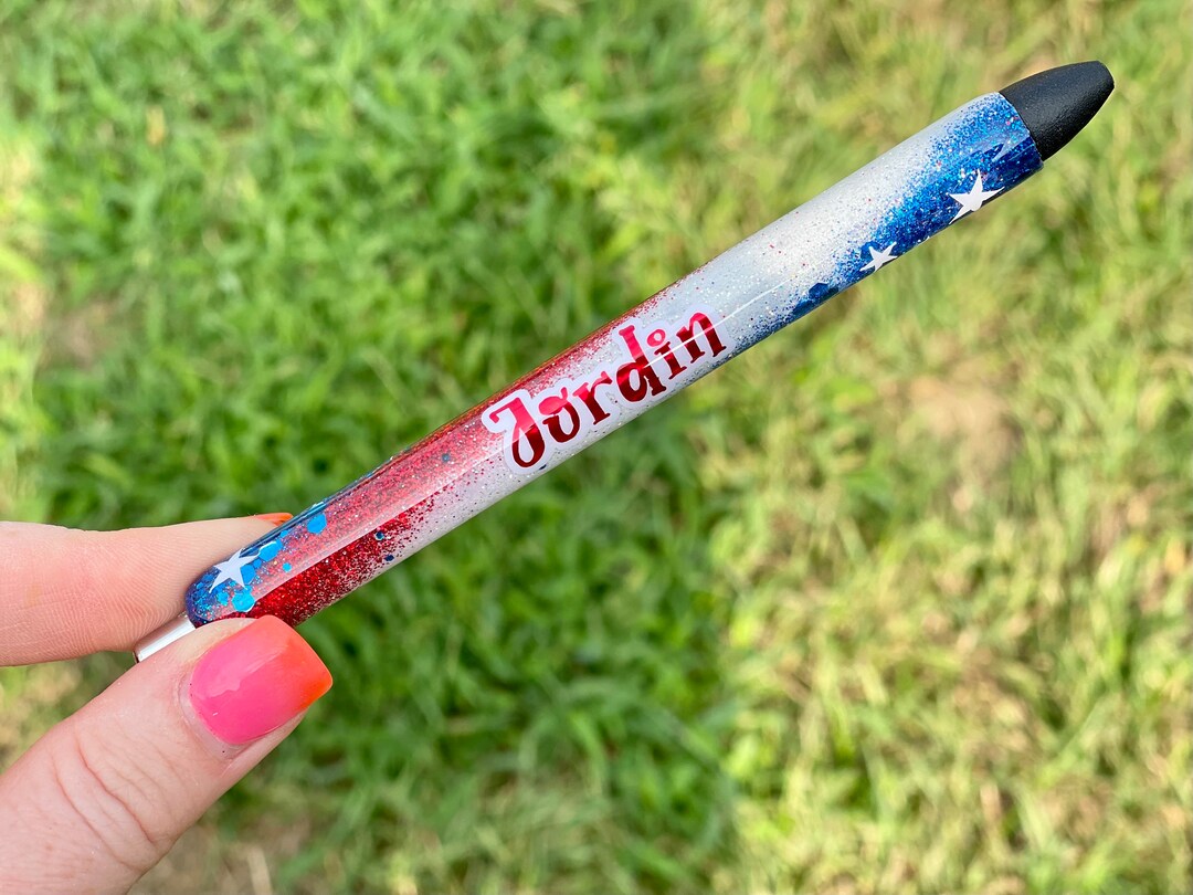 Patriotic Glitter Pens || Patriotic Pen || USA Pen || Flag Pen ...