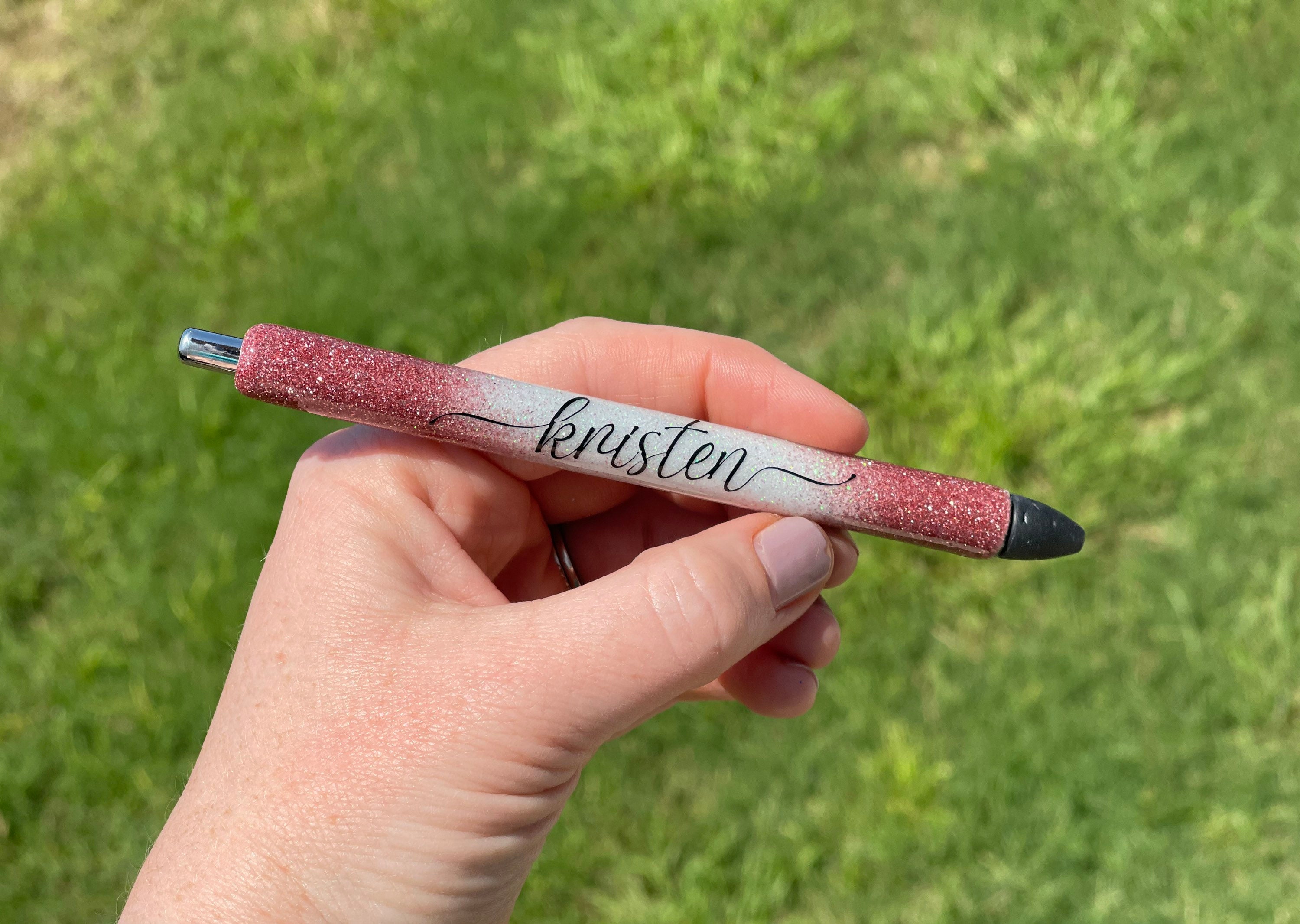 Custom Ombre Glitter Gel Pens Refillable Personalized Gel - Etsy