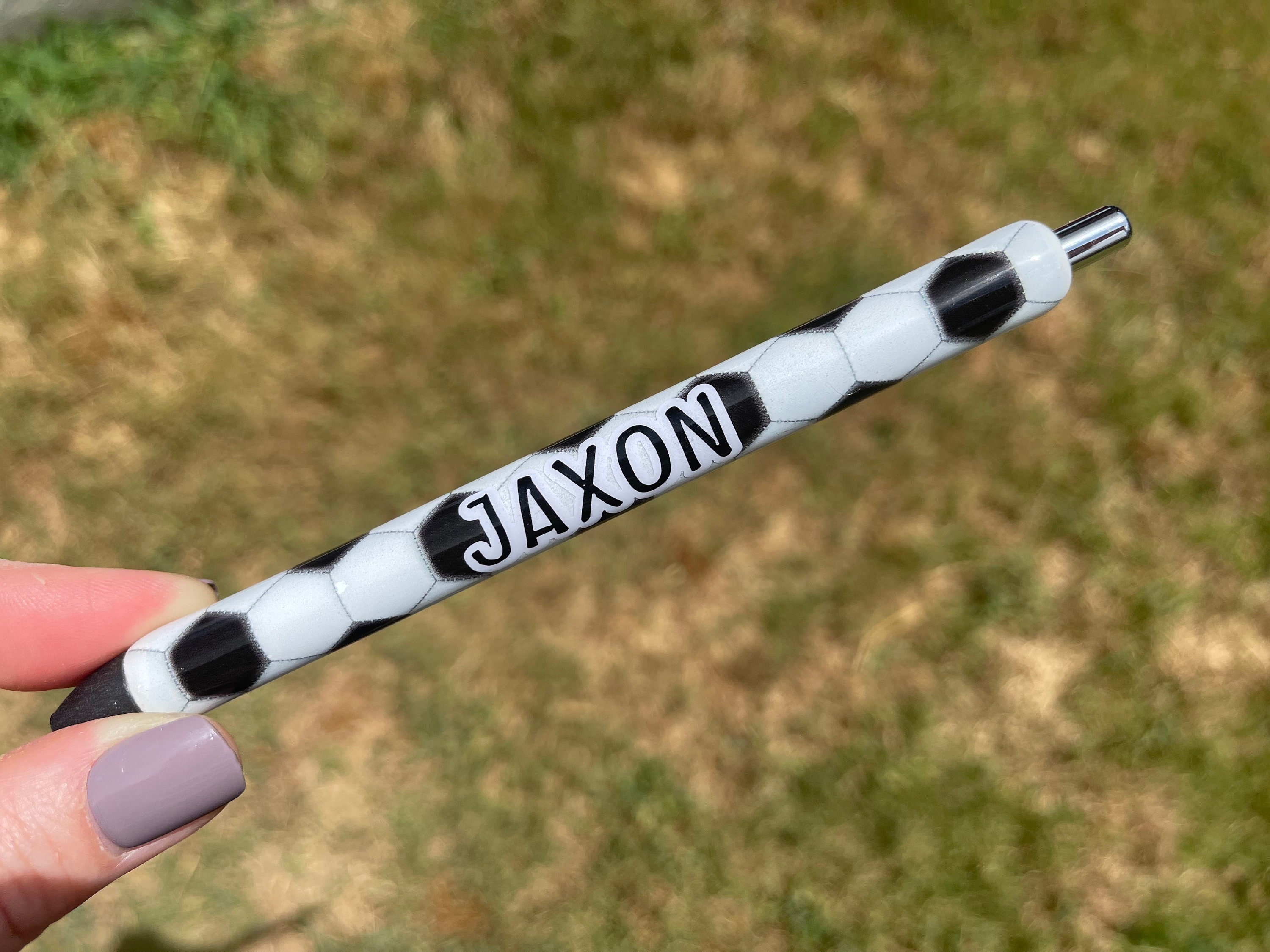 Custom Sports Ball Pens || Refillable Personalized Gel Pens ...