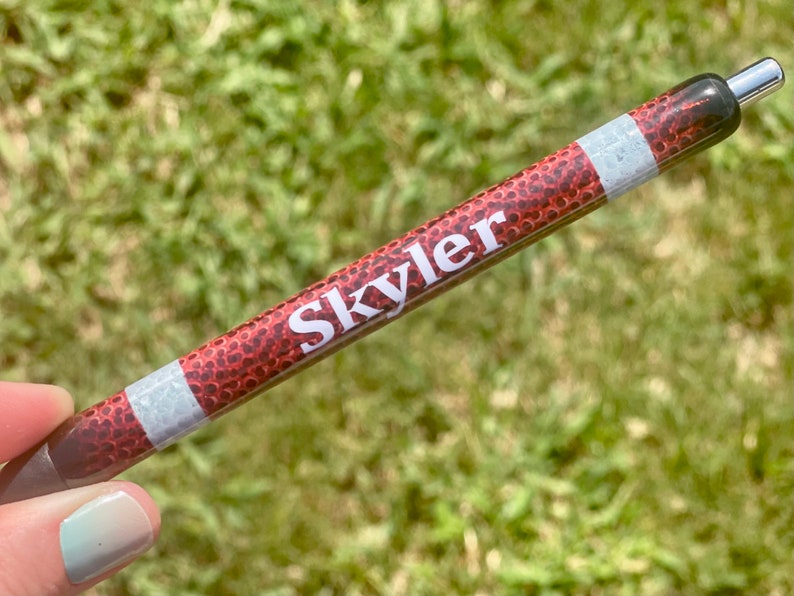 Custom Sports Ball Pens || Refillable Personalized Gel Pens ...