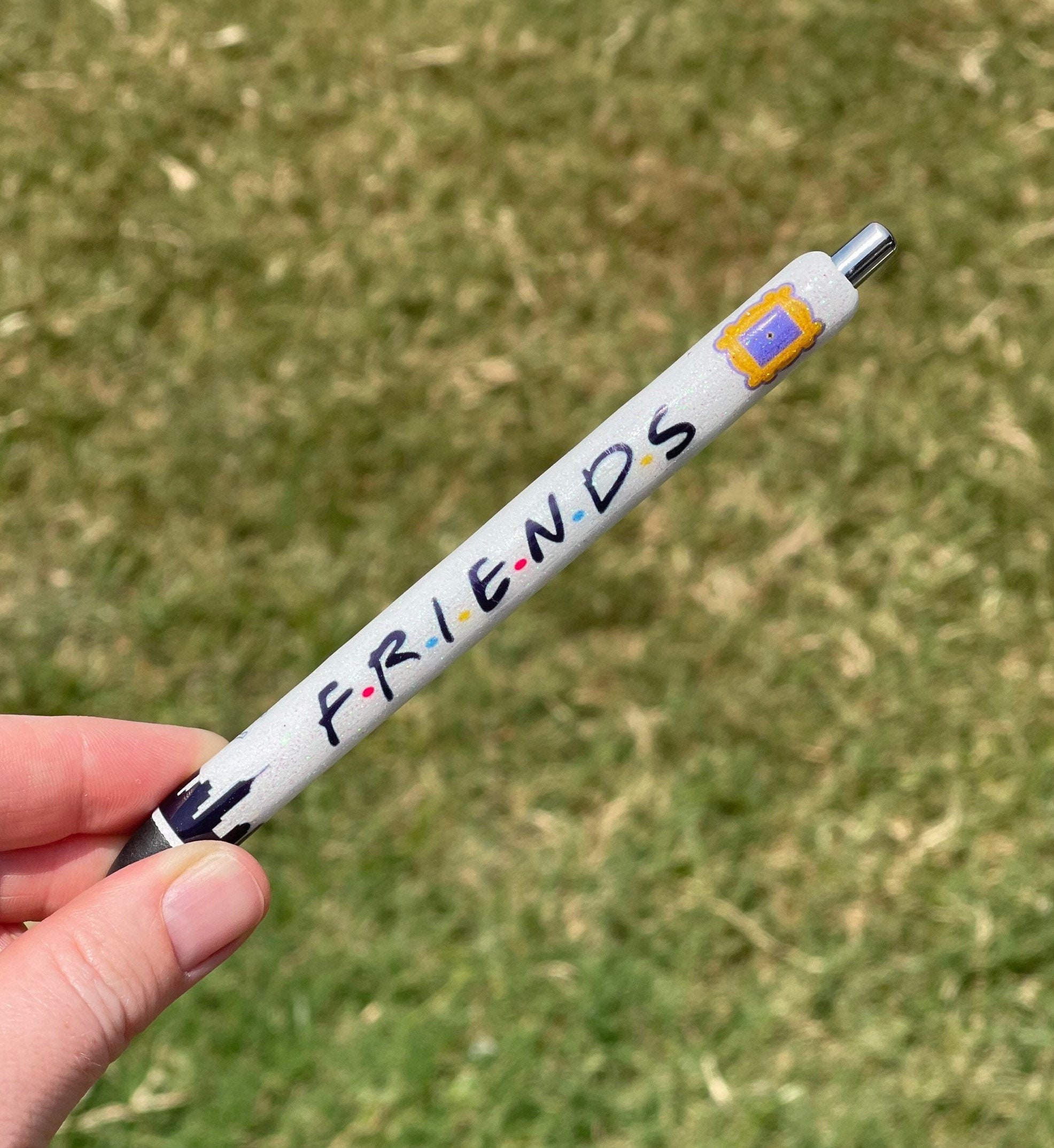 Friends Themed Pen || Custom Glitter Pen || Personalized Pens ...