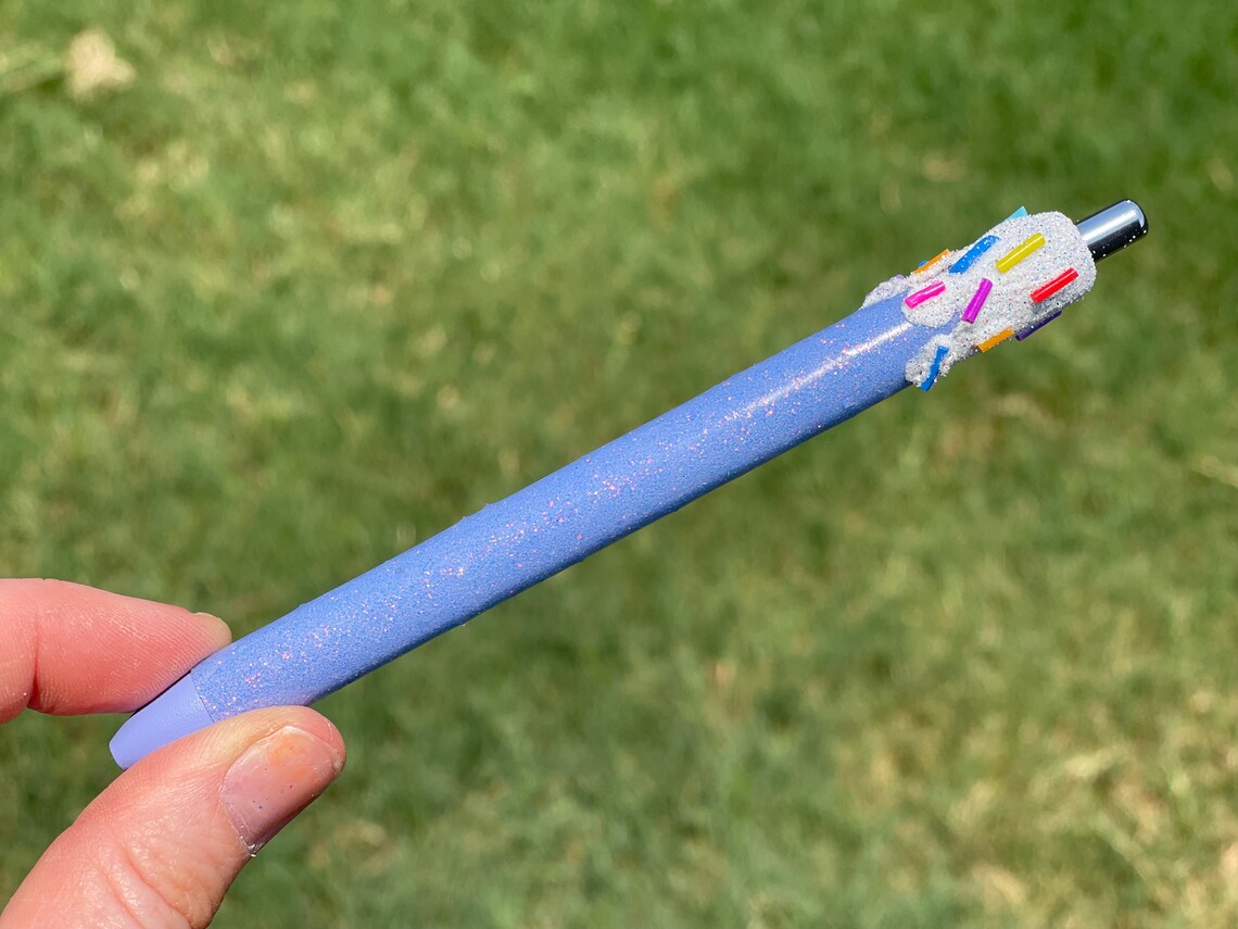 Ice Cream Drip Glitter Pens || Planner Accessories || Refillable ...