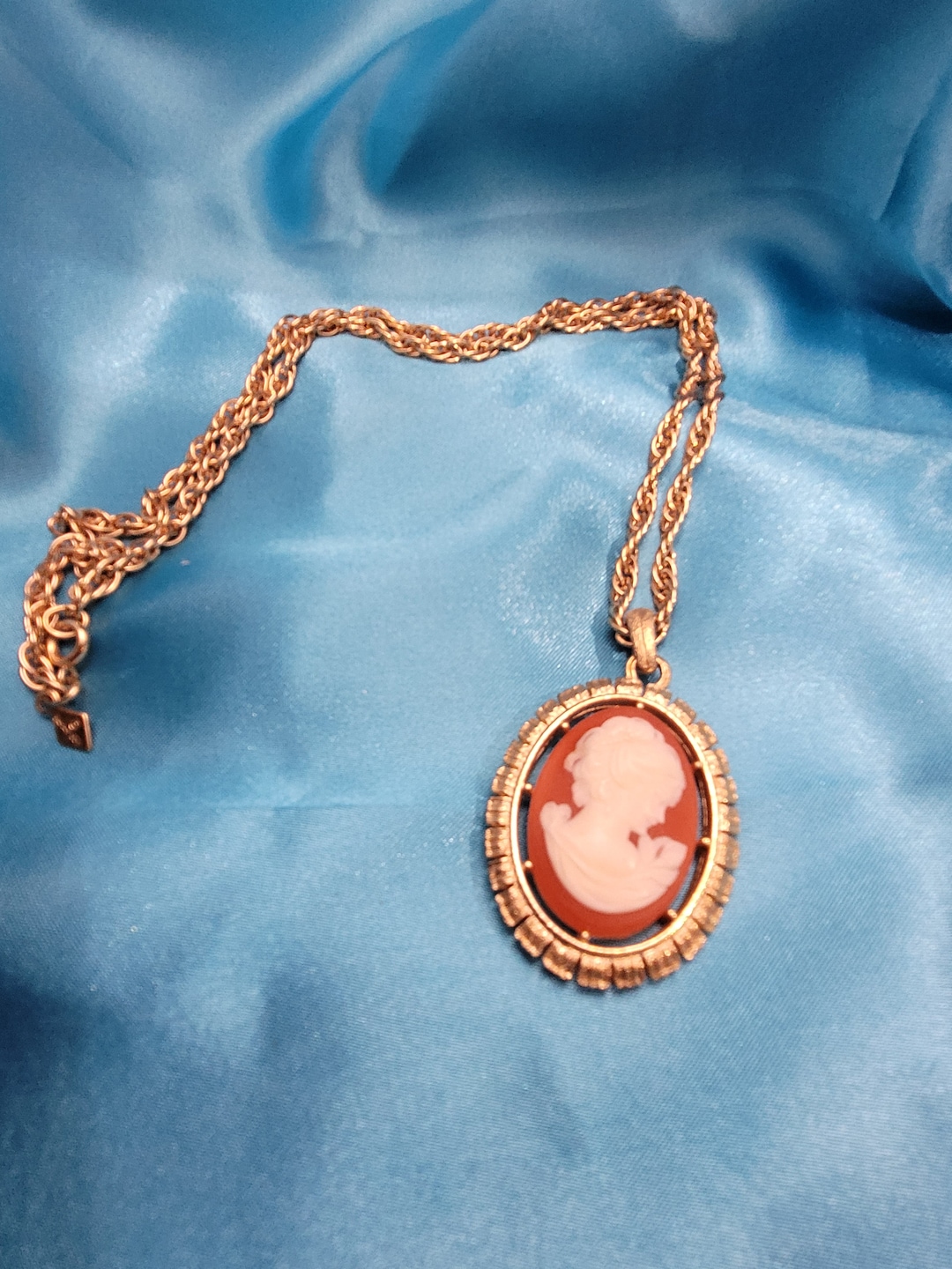Cameo Necklace Sarah Coventry - Etsy