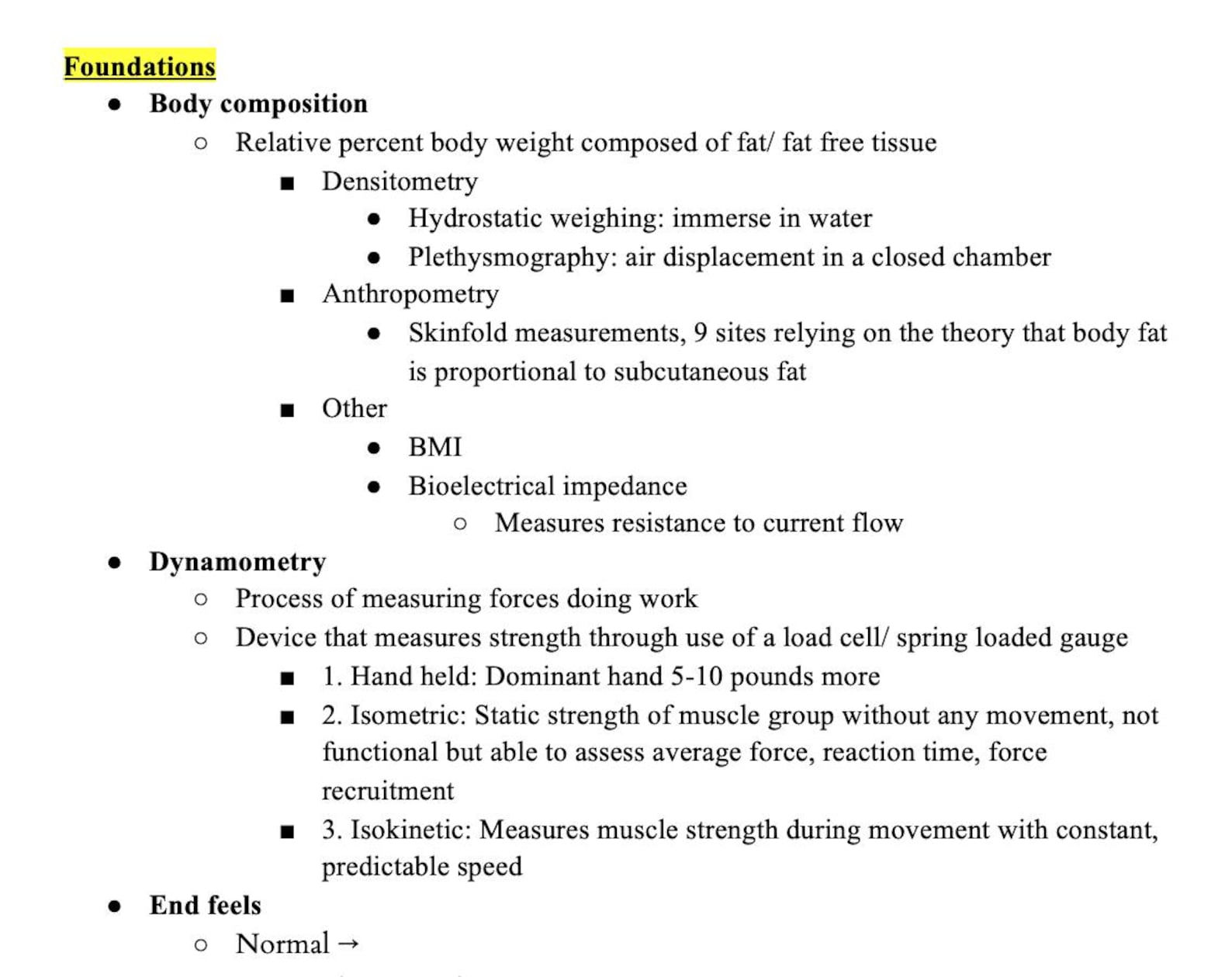 NPTE Musculoskeletal Outline - Etsy