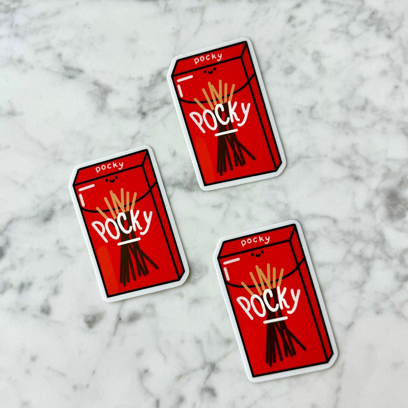 Pocky Sticker - Etsy