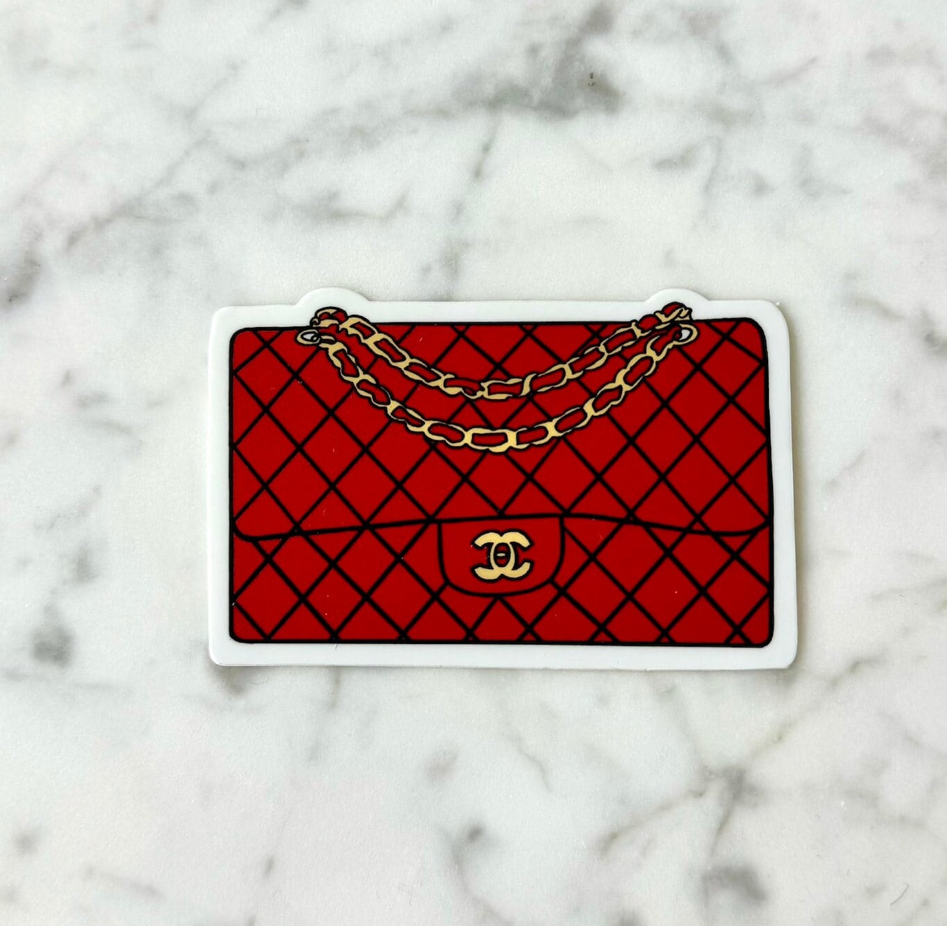 Luxury Bag Waterproof Sticker, Bullet Journal, Laptop Sticker, Water ...