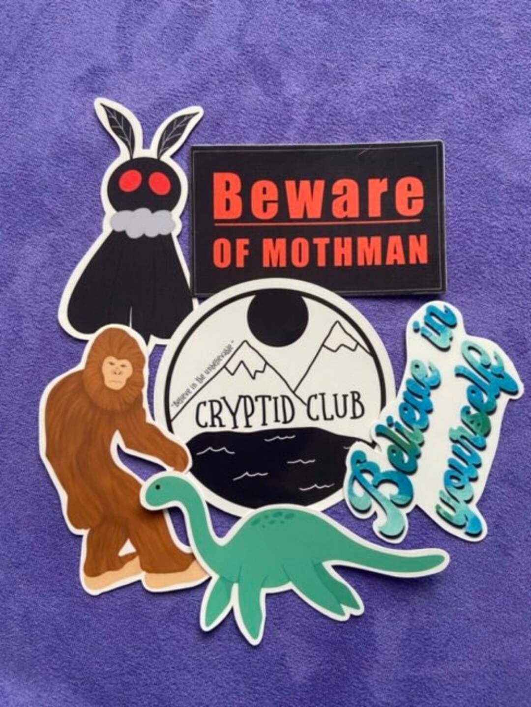 Cryptid Sticker Set - Etsy