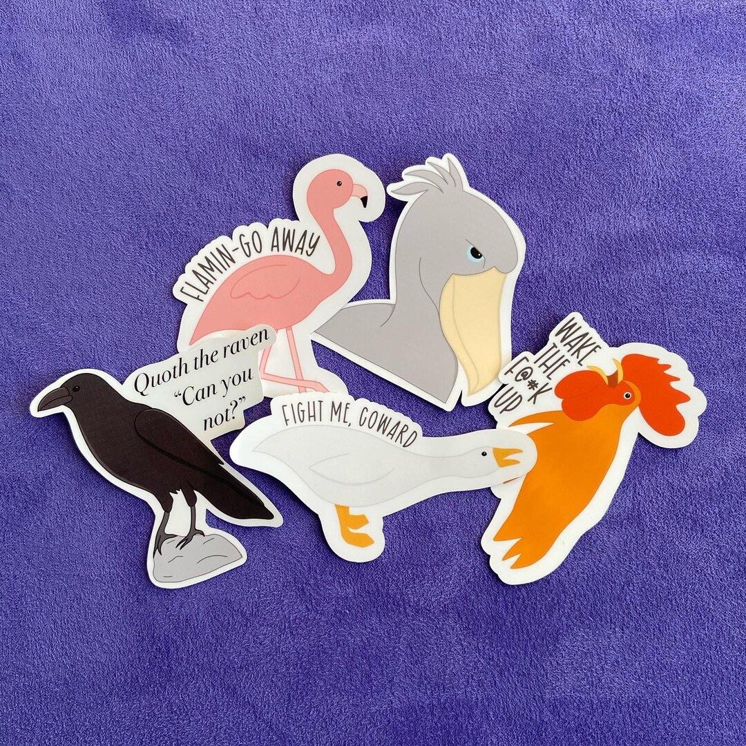 Birds Sticker Set - Etsy