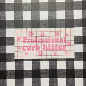 Professional Curb Hitter Vinyl Decal - Etsy