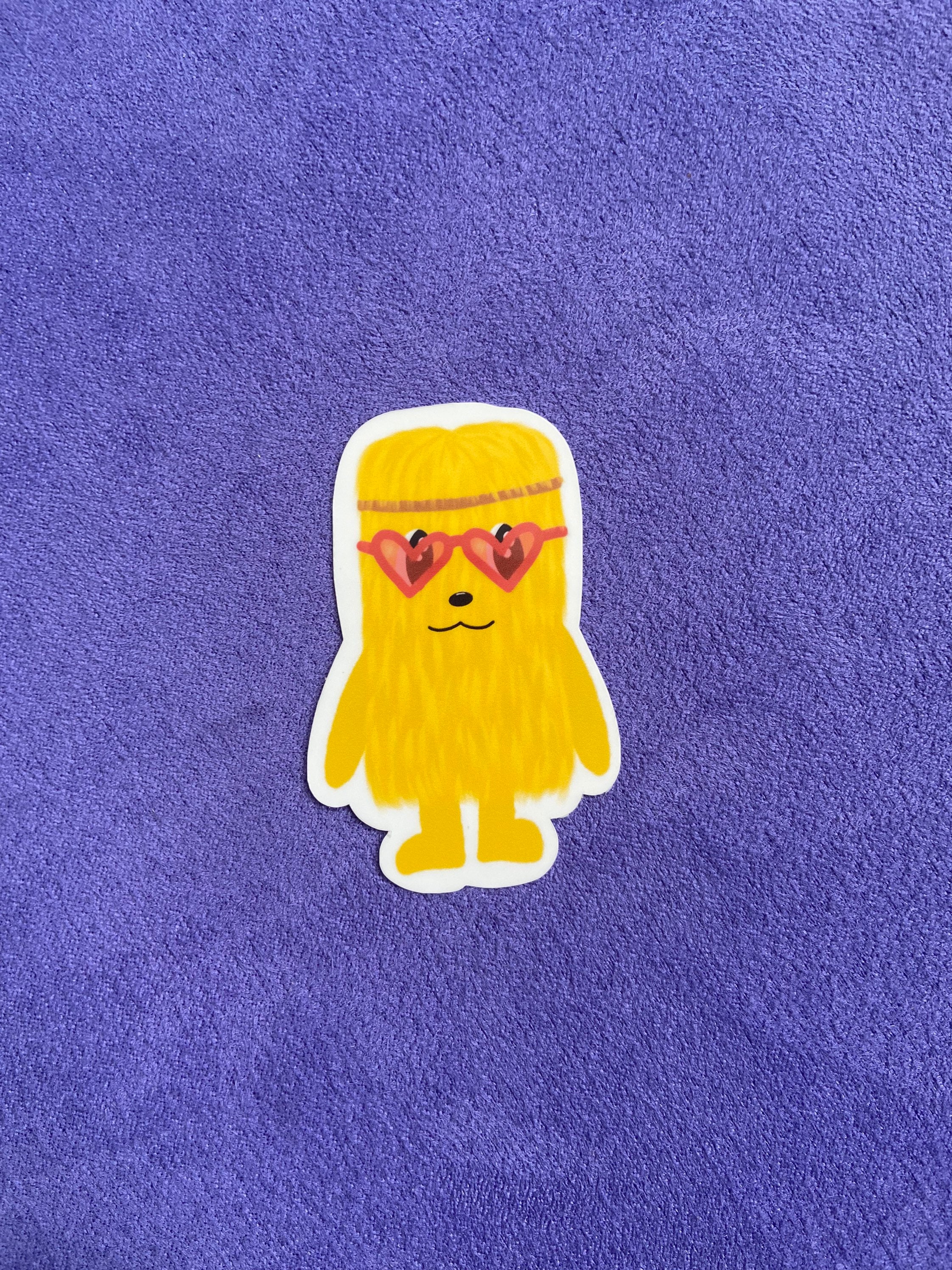 Fuzzy Monsters Die Cut Sticker Set - Etsy