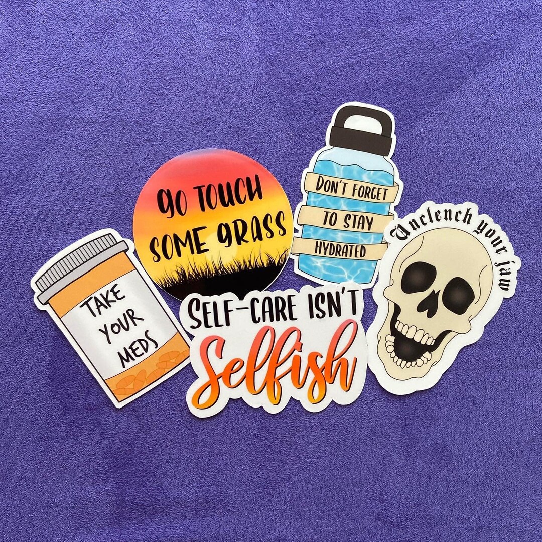 Self-care Sticker Set - Etsy