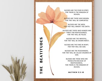 Beatitudes Poster - Etsy