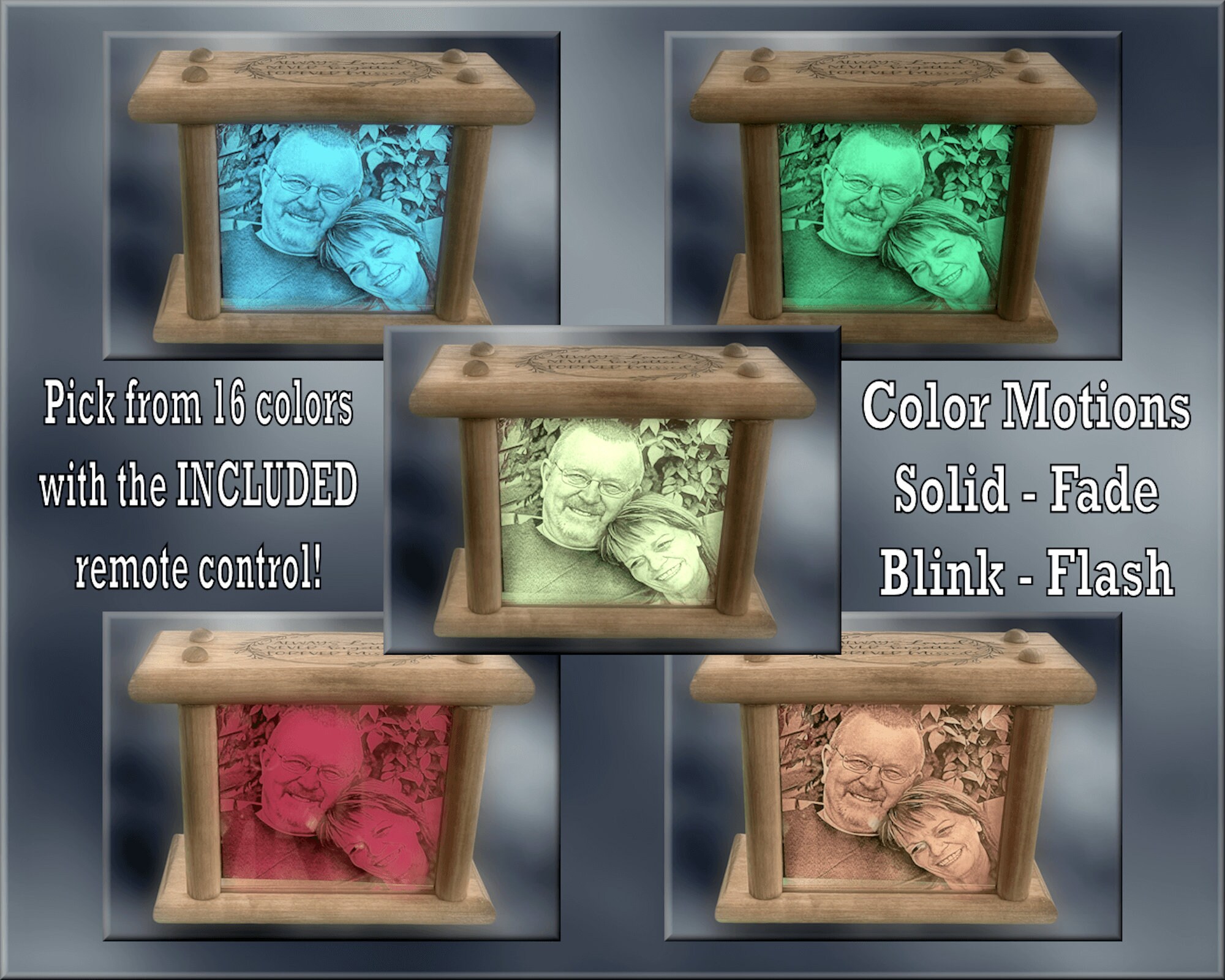 Memorial LED Light Box (style 1) - Etsy