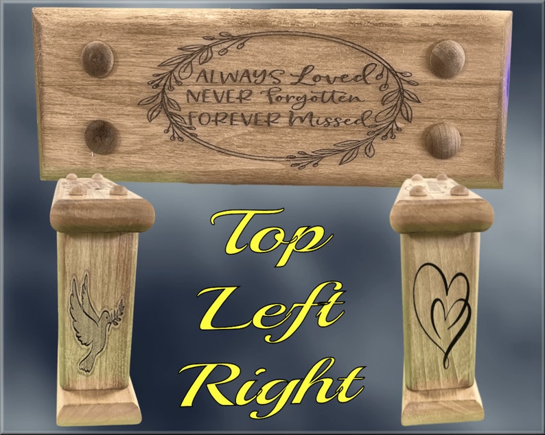 Memorial LED Light Box (style 1) - Etsy