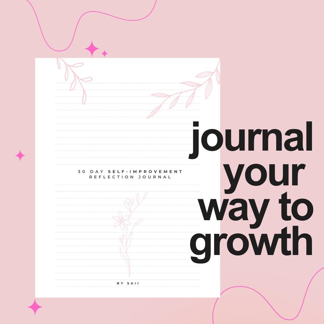 30 Day Self-reflection Journal | Digital Printable Aesthetic Journal ...