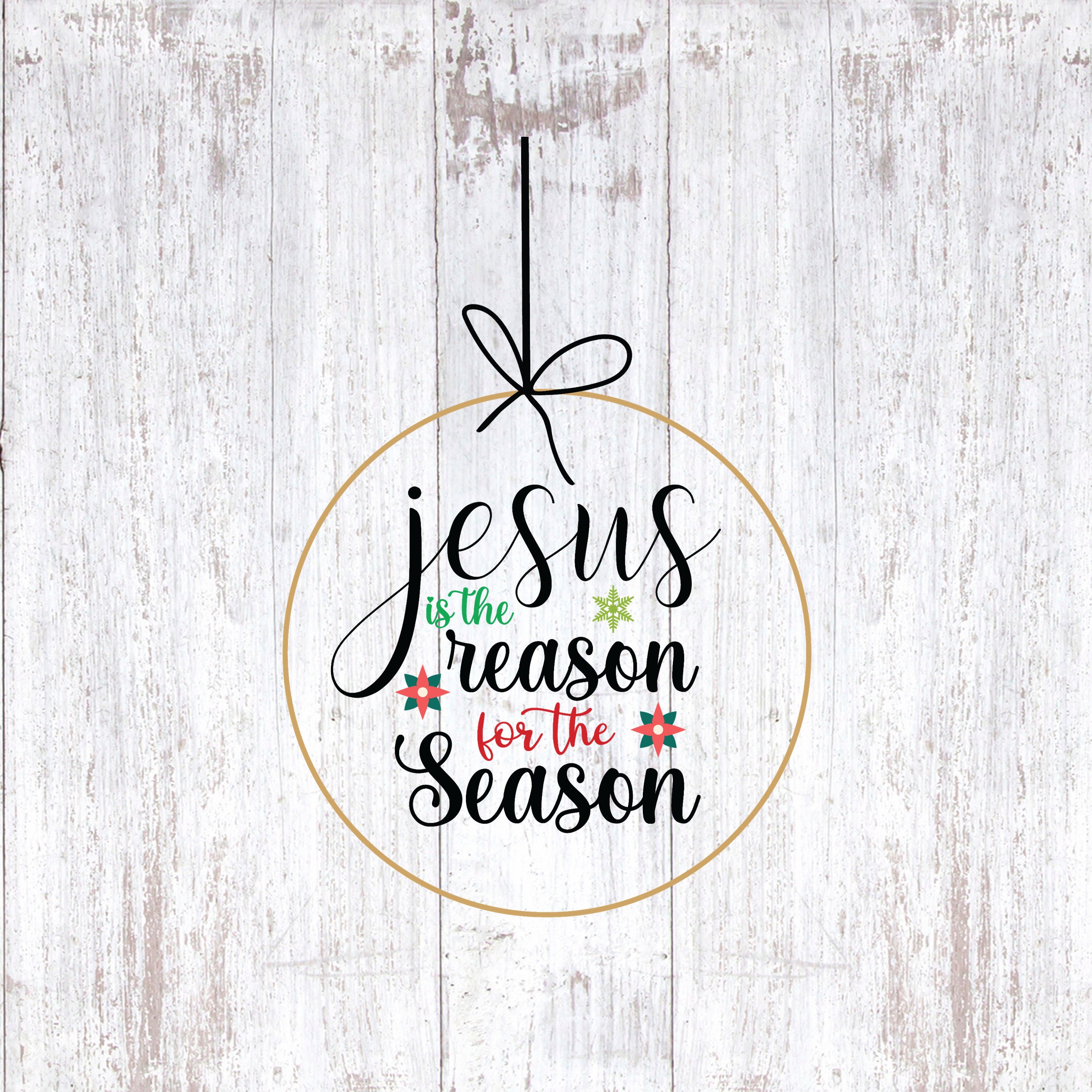 Jesus is the Reason for the Season, Christmas Svg, Christian Christmas ...
