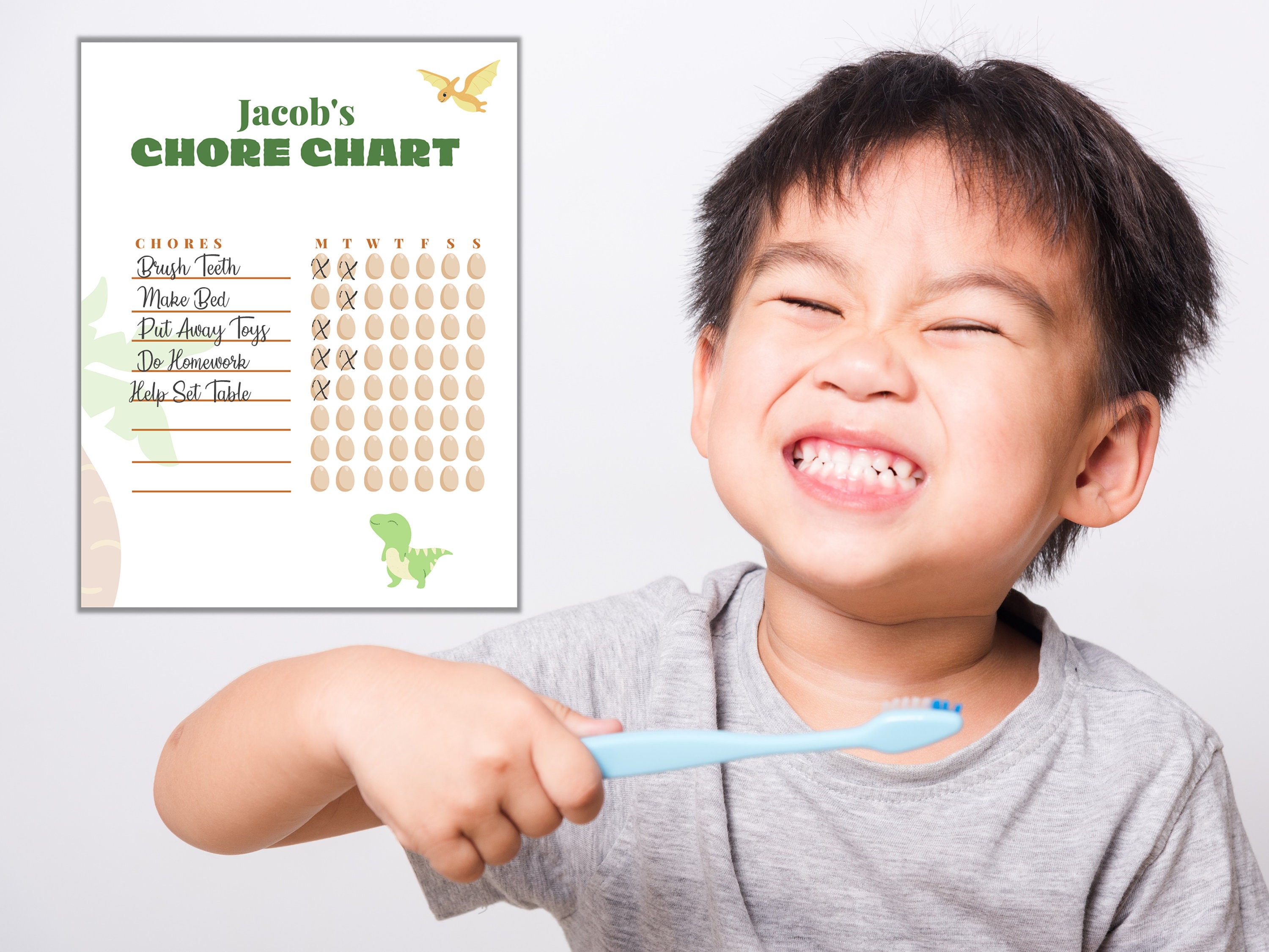Editable Dinosaur Reward Chart for Kids, Girl Dinosaur Routine Chart ...