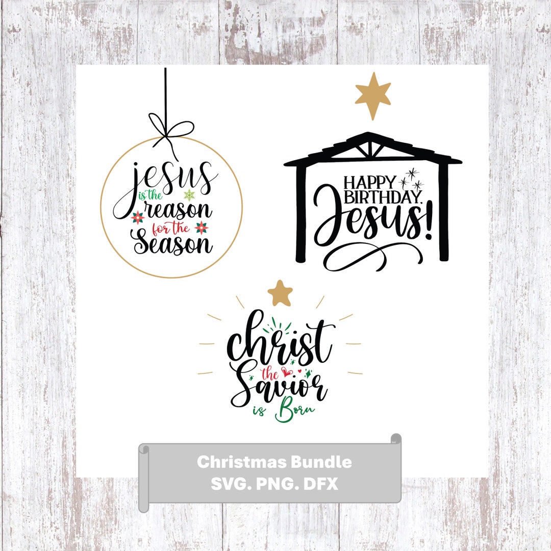 Jesus is the Reason for the Season, Christmas Svg, Christian Christmas ...