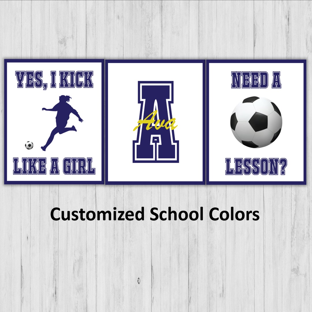Personalized Soccer Gifts for Girl, Female Soccer Player Silhouette ...