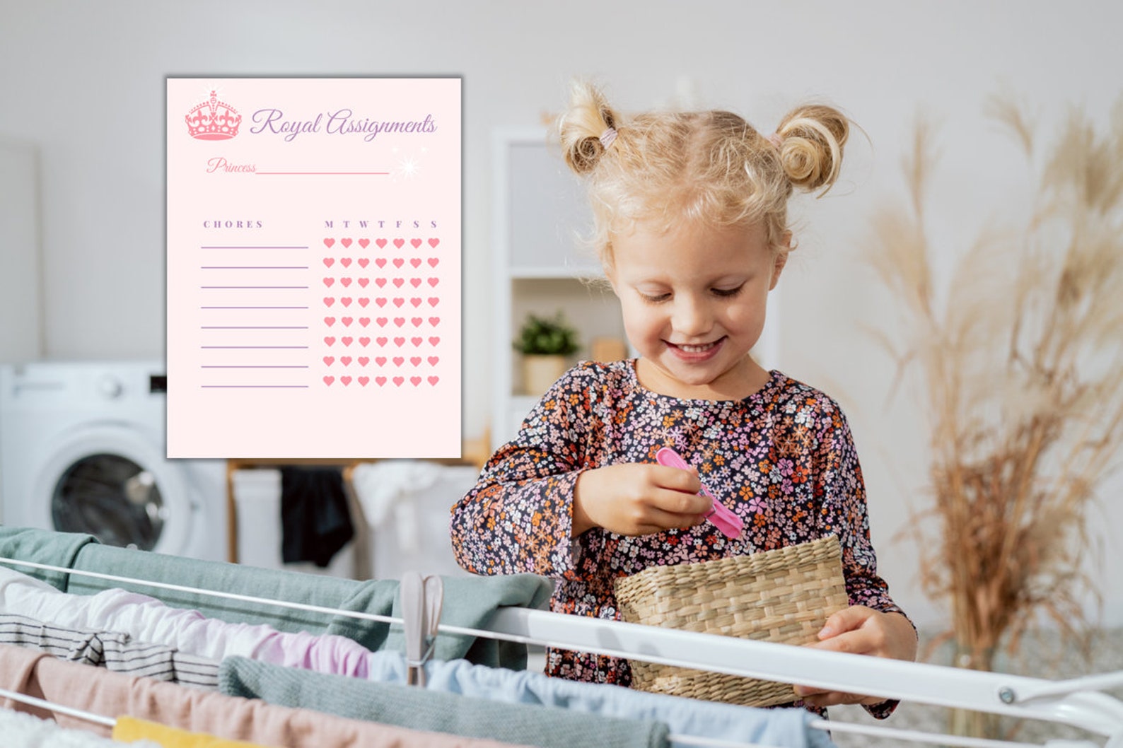 Editable Princess Reward Chart for Kids, Girl Princess Routine Chart ...