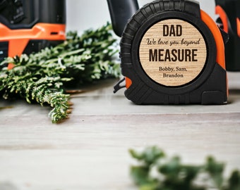 No One Measures up Personalized Tape Measure, Fathers Day Gift From ...