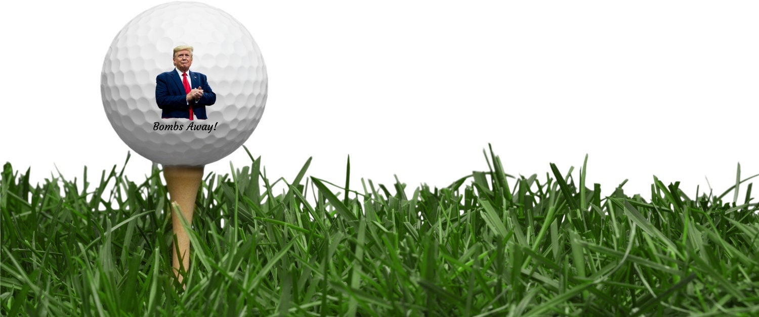 Joe Biden Golf Ball | Donald Trump Golf Ball | Bombs Away Golf | Joe ...