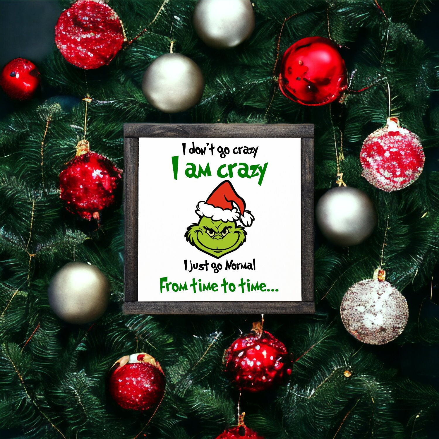 Merry Grinchmas Sign, Grinch Wooden Sign, Grinch Decor, Grinch ...