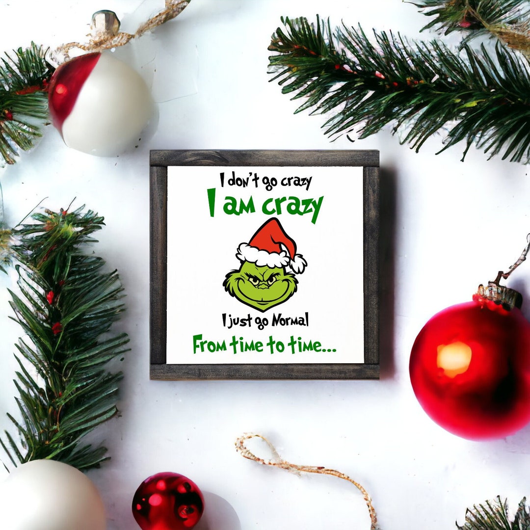 Merry Grinchmas Sign, Grinch Wooden Sign, Grinch Decor, Grinch ...