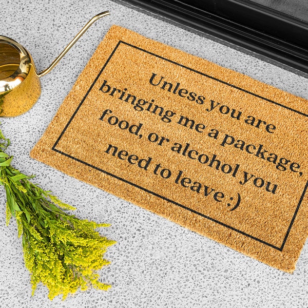 Alcohol Doormat - Etsy