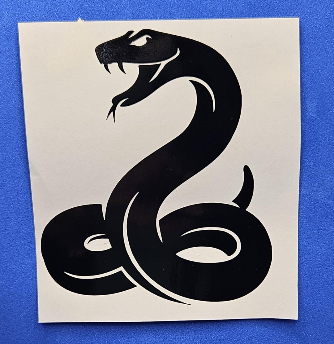 Cobra Snake Vinyl Decal - Etsy