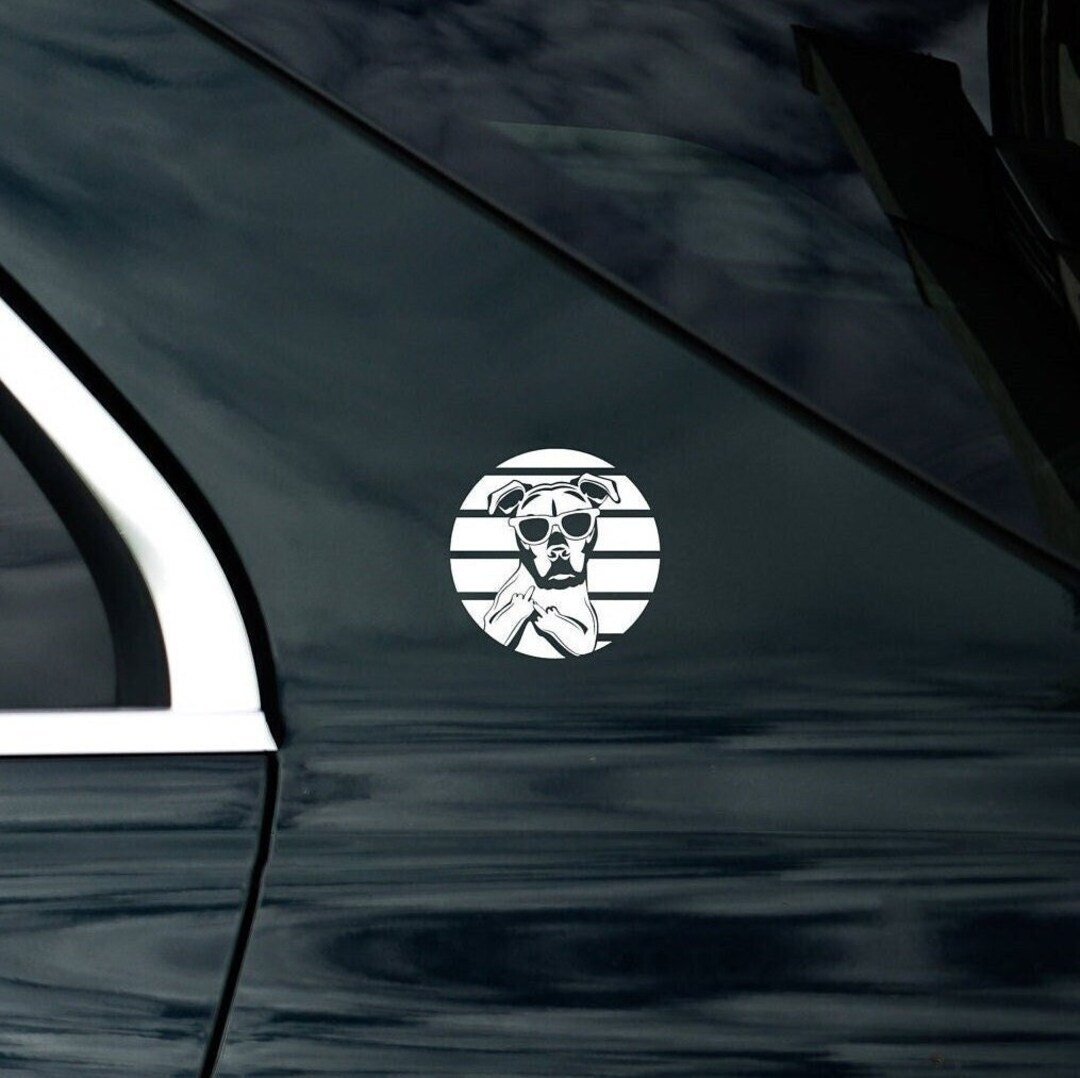 Thug Dog Decal Bird Dog Sticker for Cars, Windows, Laptops, Mirrors ...