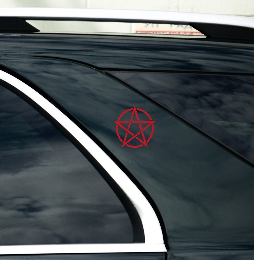 Pentagram Vinyl Decal for Cars, Laptops, Water Bottles - Etsy