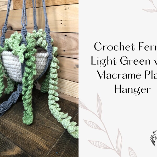 Crochet Fern Potted Plant - Etsy