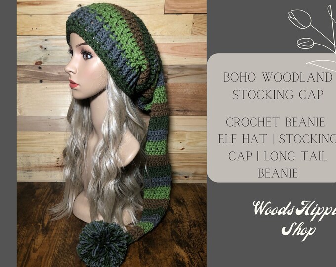 Custom Made Extra Long Stocking Hats Pick Your Style and Colors - Etsy