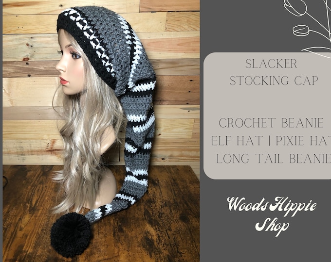 Custom Made Extra Long Stocking Hats Pick Your Style and Colors - Etsy