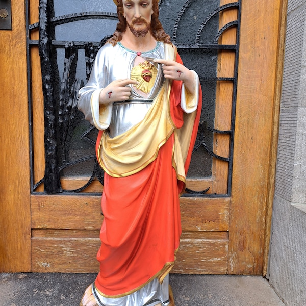 Black Jesus Statue - Etsy