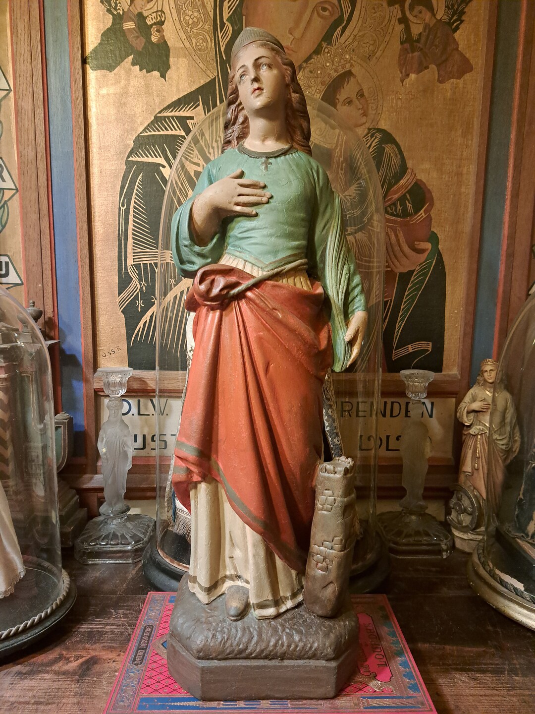 Large 58 Cm Antique Circa 1900 Plaster Religious Statue Hand - Etsy UK