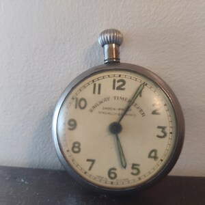Vintage Railway Timemaster Pocket Watch 3 - Etsy