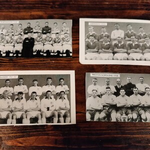 Vintage Famous Football Team Cards - Etsy