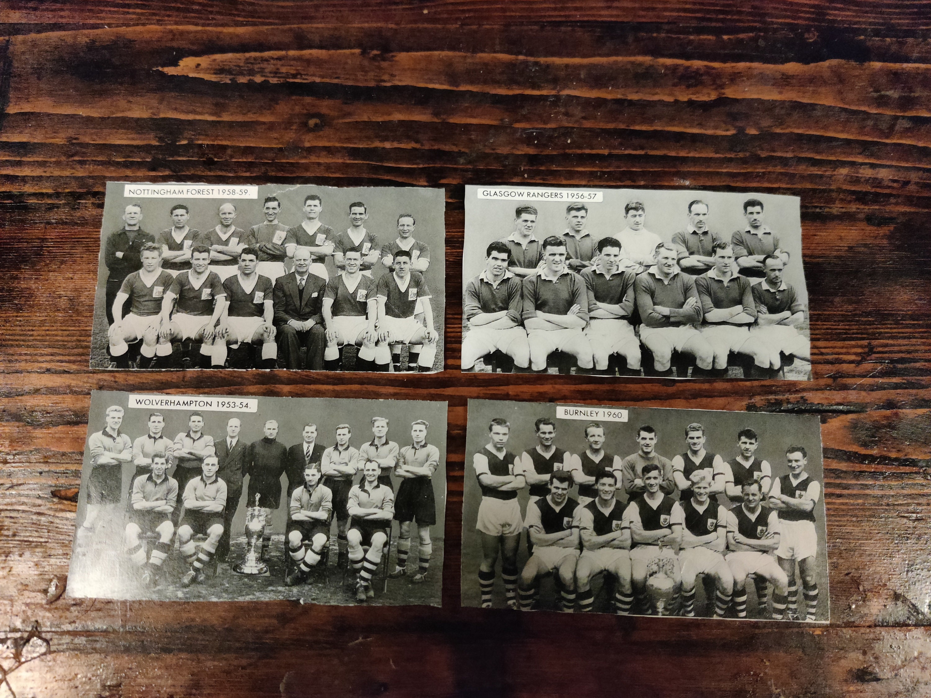 Vintage Famous Football Team Cards - Etsy