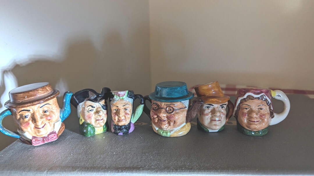 Various Miniature Artone Character Jugs - Etsy