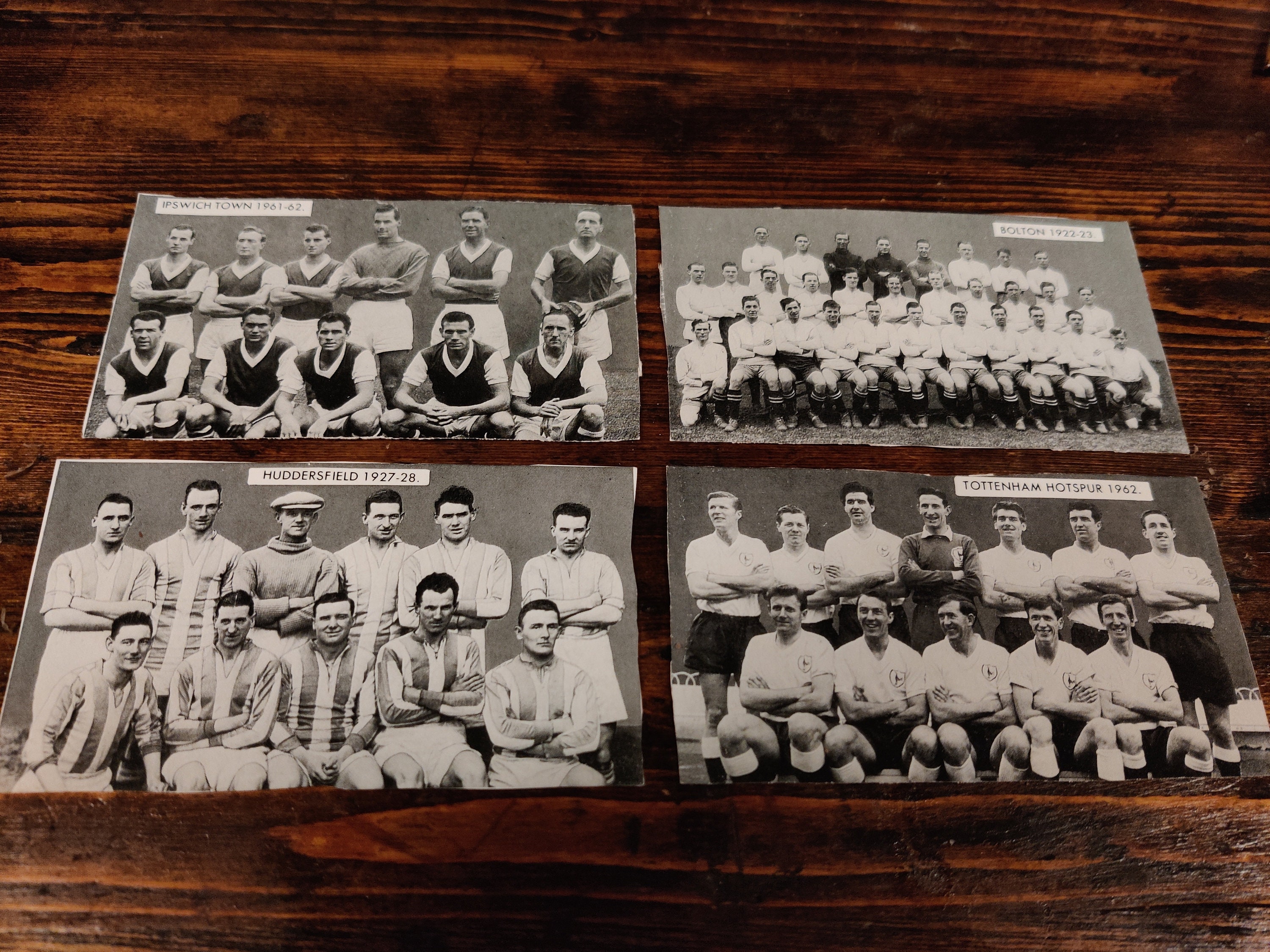 Vintage Famous Football Team Cards - Etsy